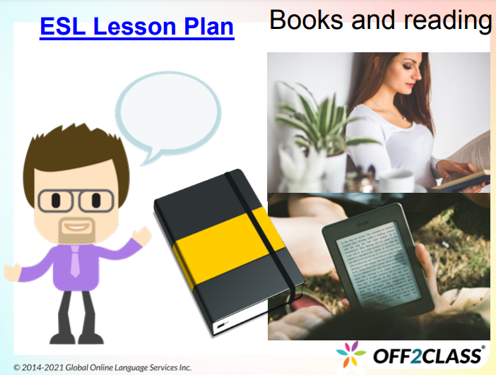 An Intermediate ESL Lesson Plan On Books And Reading OER Commons