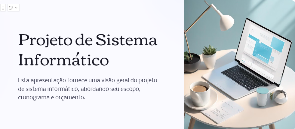Projeto de Sistema Informatico: escopo do projeto, cronograma e ...