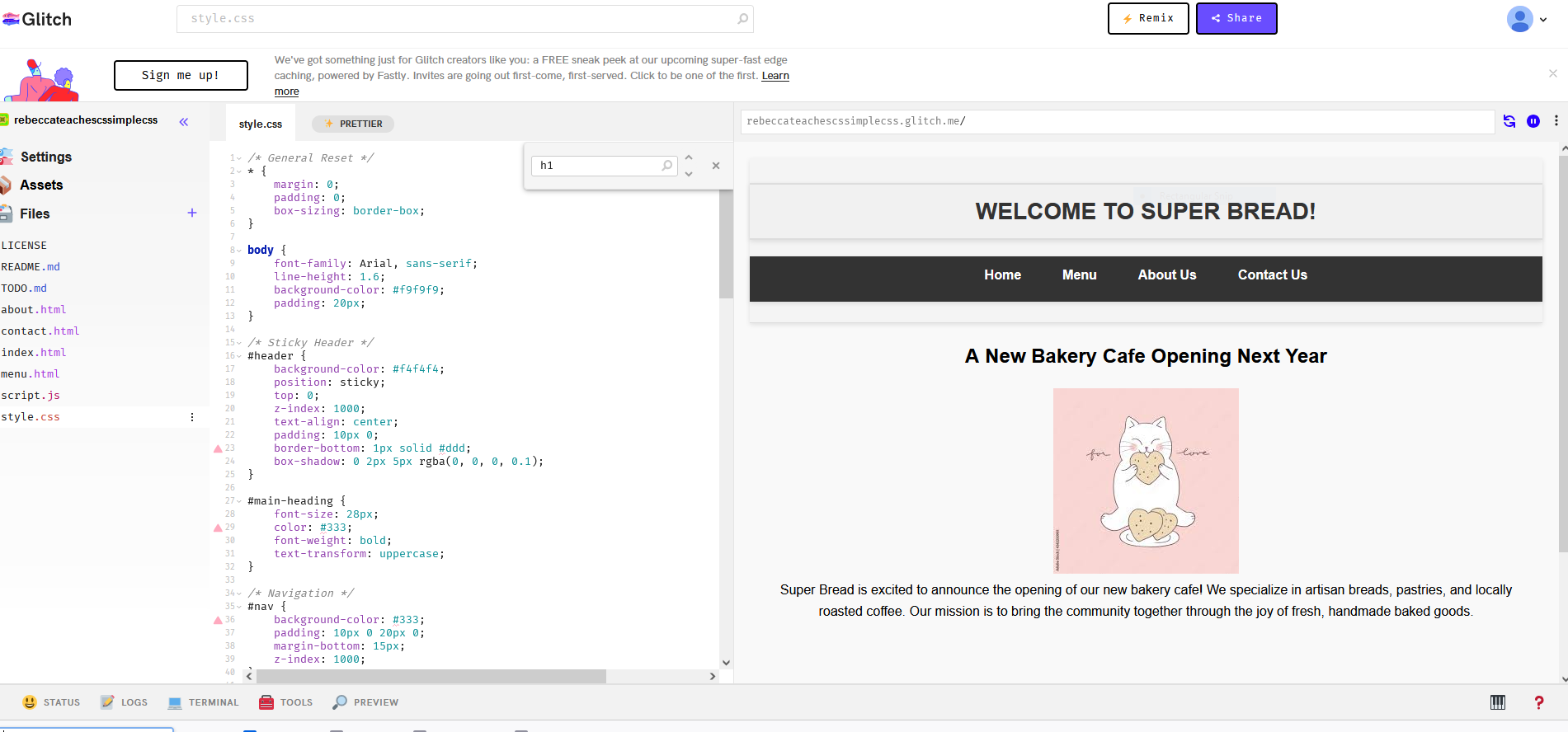 Learn CSS Basics with Optional AI Extension | OER Commons