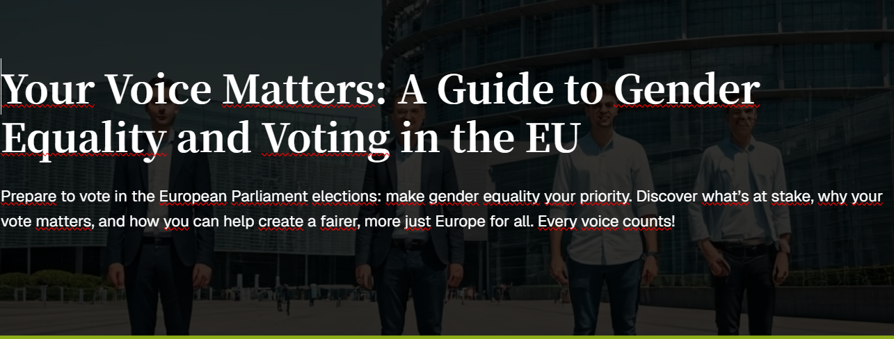 Your Voice Matters: A Guide to Gender Equality and Voting in the EU ...