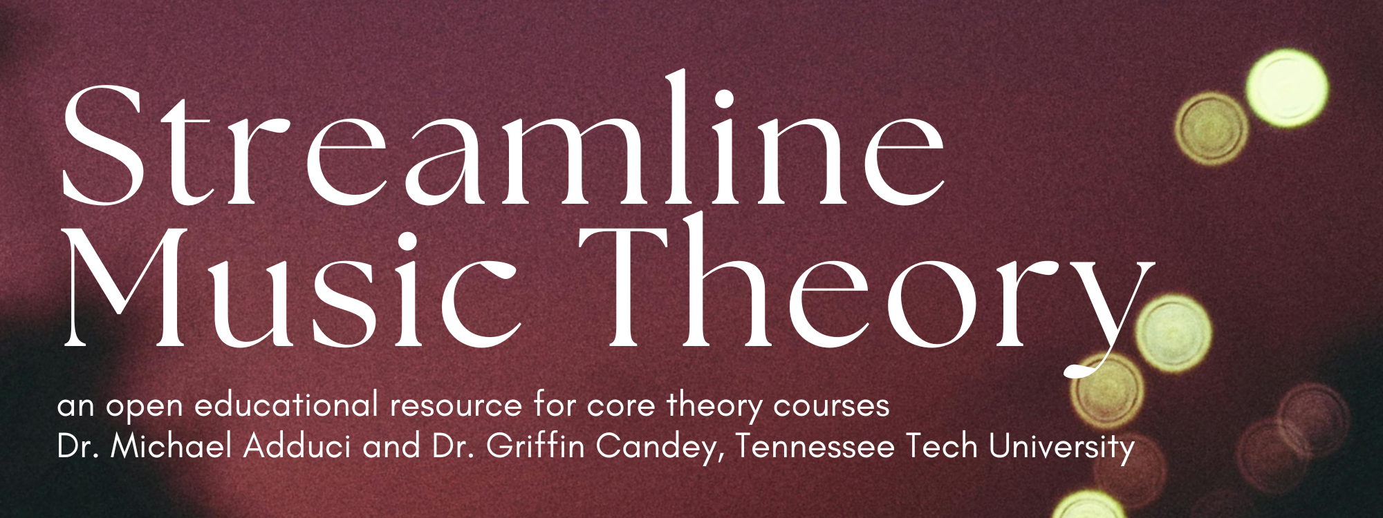 STREAMLINE MUSIC THEORY: A Free Music Theory Workbook (Theory II) | OER ...