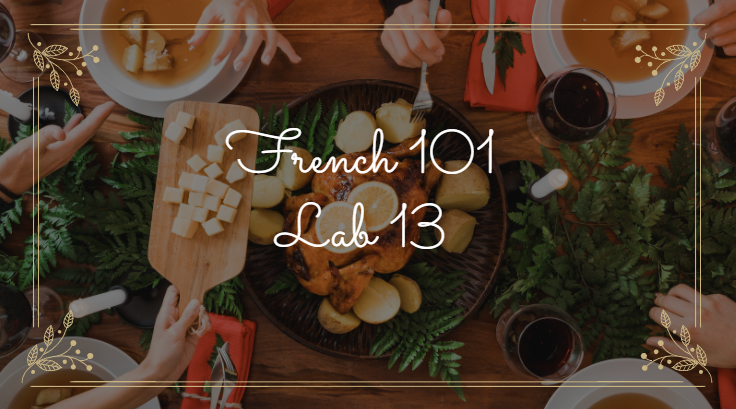 French 101 - Food - ONLINE | OER Commons