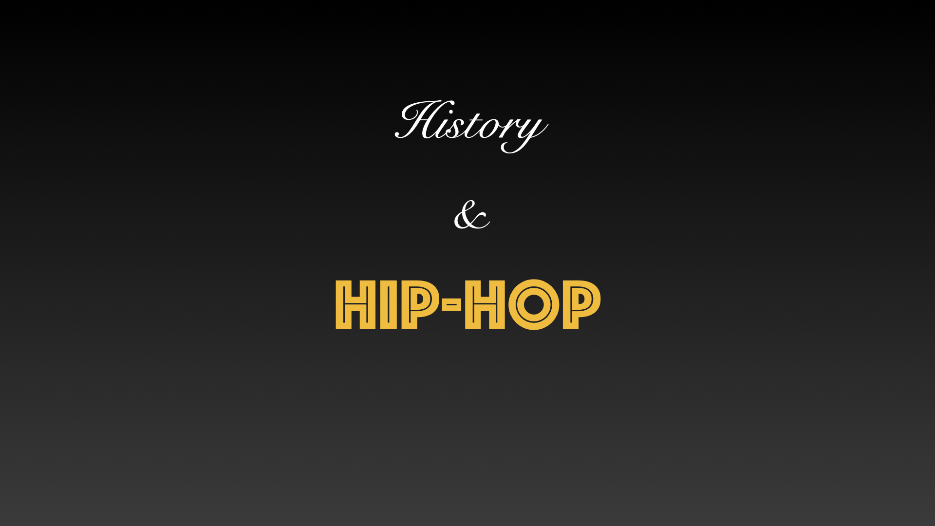 "Triple H: History & Hip-Hop" | OER Commons