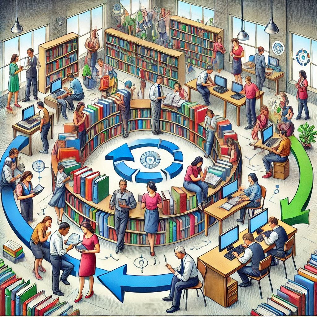 Past, Present and Future of information transfer cycle | OER Commons