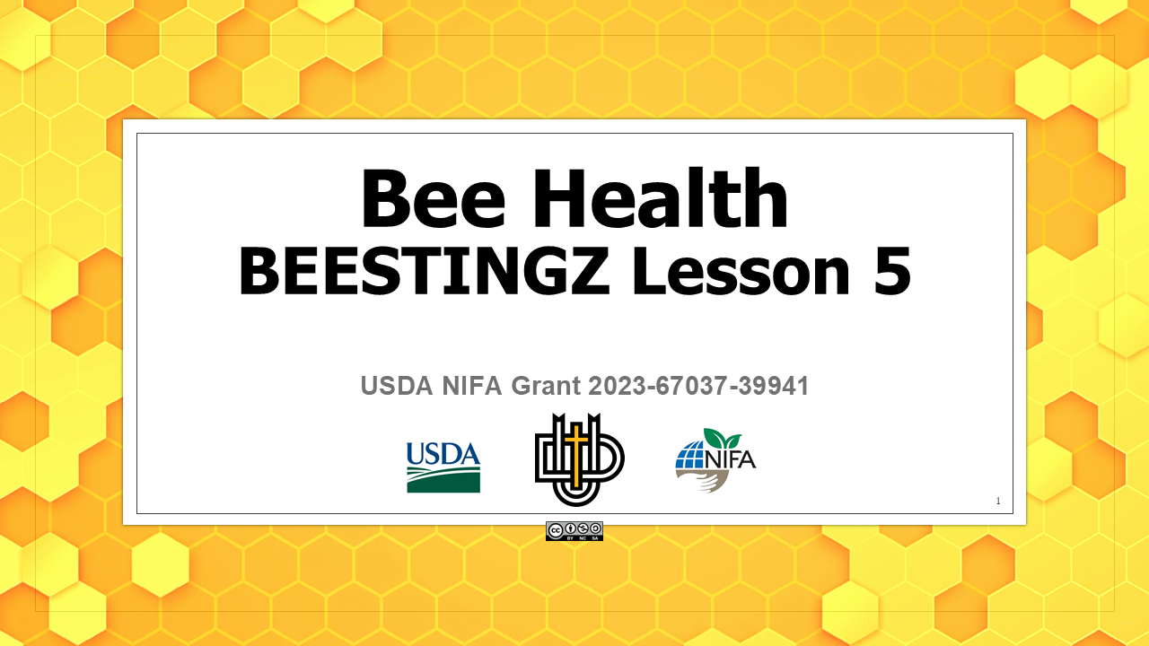 Lesson 5 Bee Health (BEESTINGZ) | OER Commons
