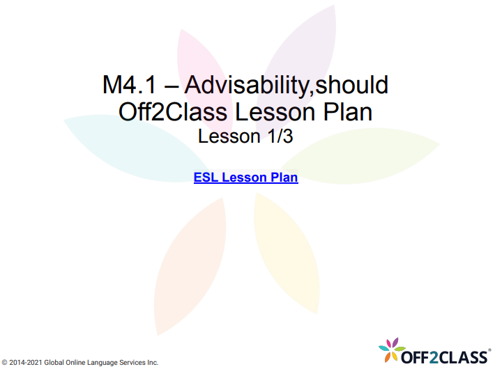Modal Verbs - Advisability - Should | OER Commons