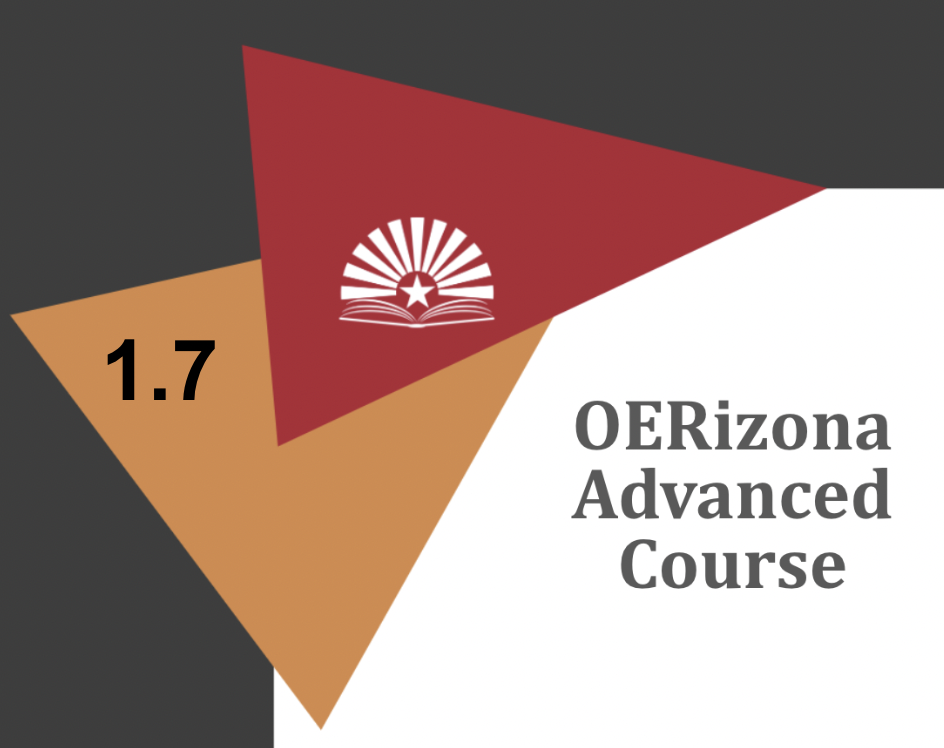 OERizona Advanced OER Skills, Evaluating OER, Application and ...