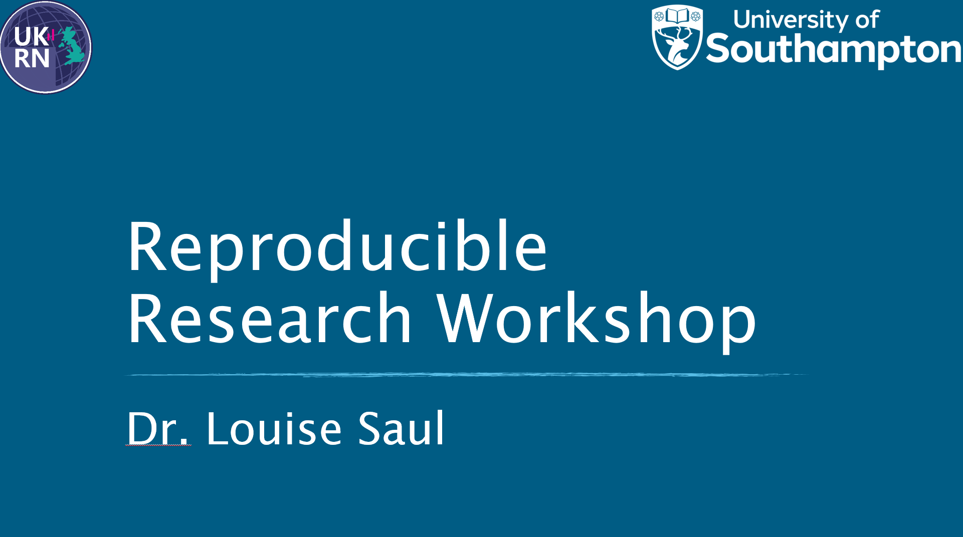 Reproducible Research Workshop | OER Commons