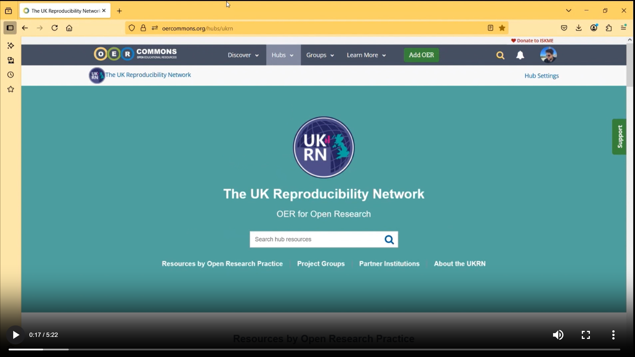UKRN OER Commons Hub Training | OER Commons