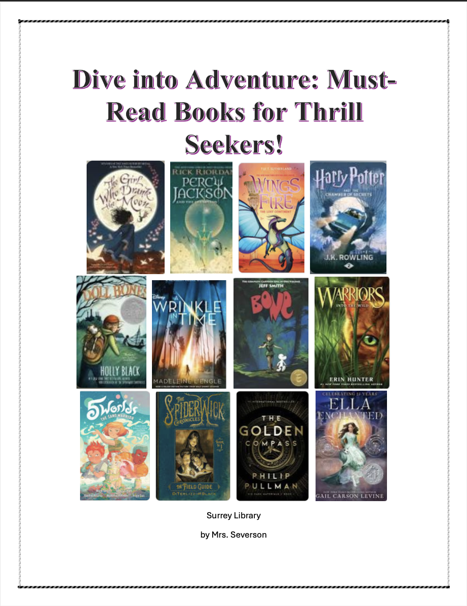 Flyer for Adventure Books | OER Commons