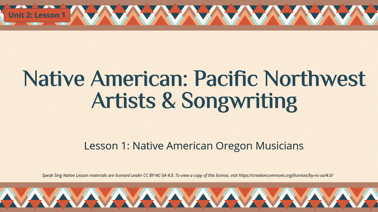 Unit 2 Grade 9-12: Native American/Pacific Northwest Artists and ...