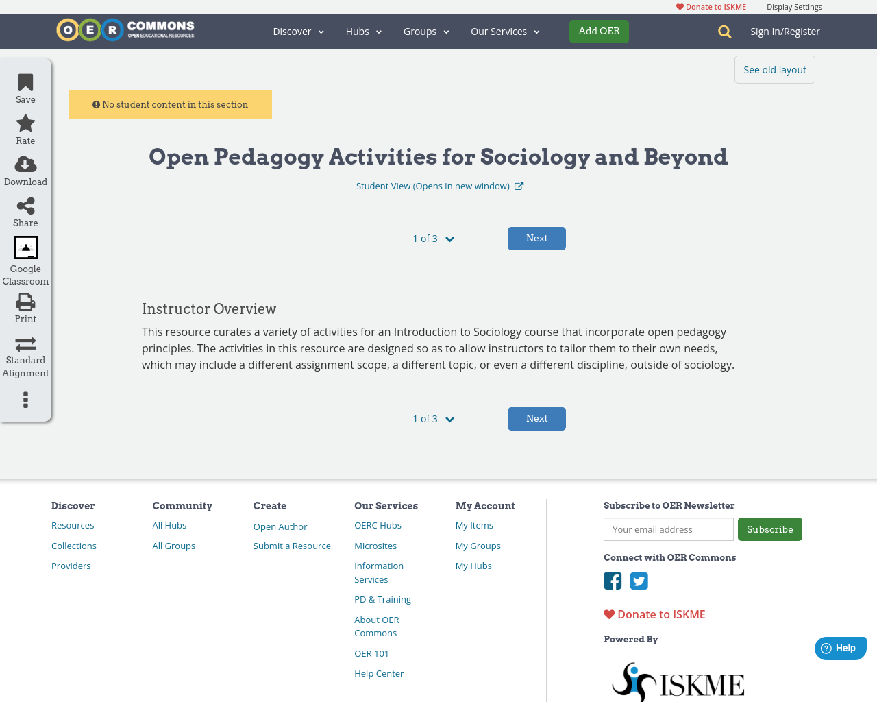 Open Pedagogy Activities for Sociology and Beyond | OER Commons