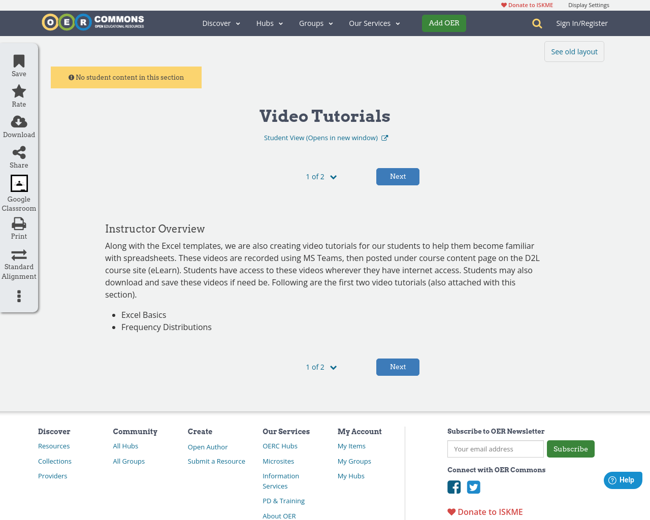 Video Tutorials | OER Commons