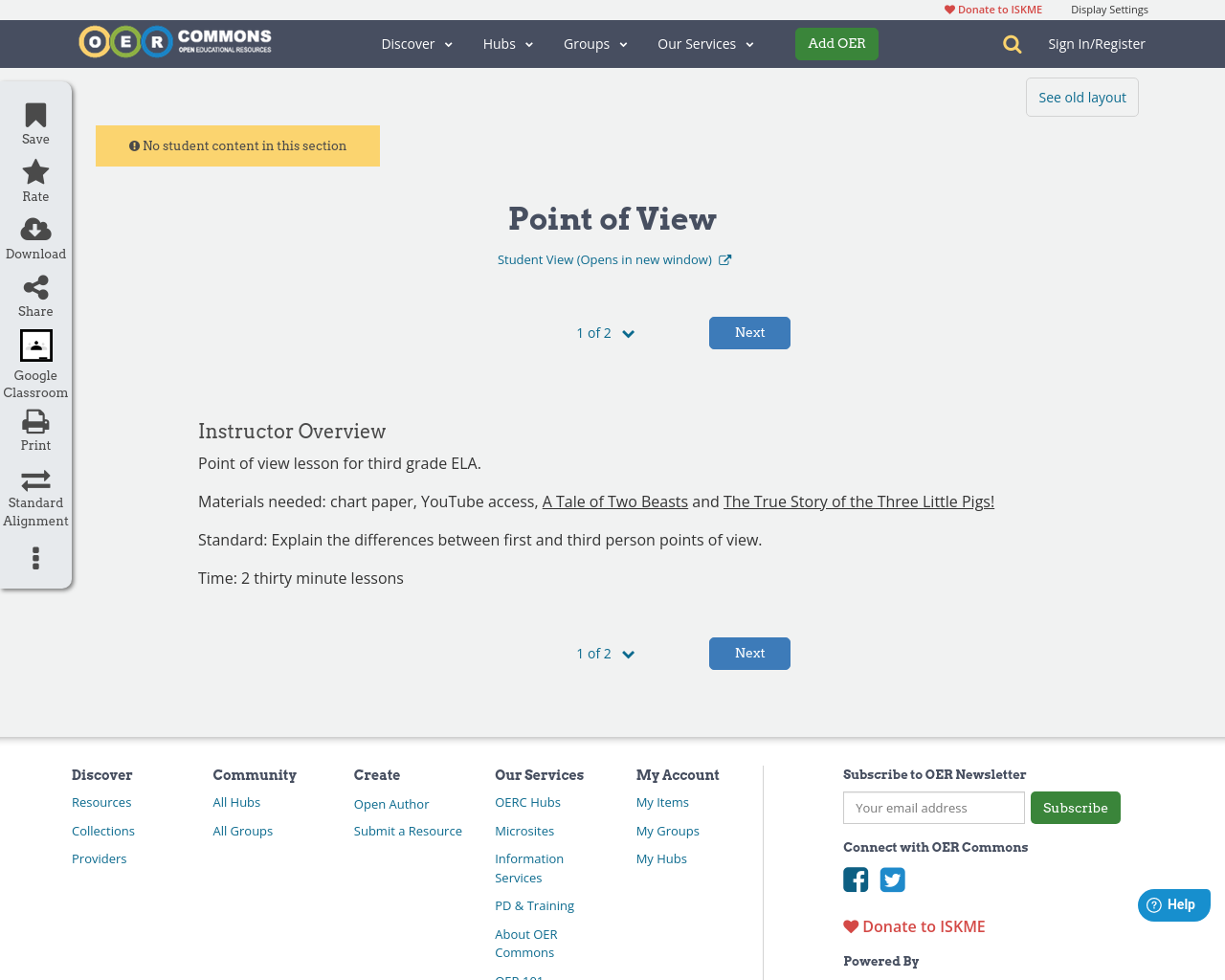 Point of View | OER Commons