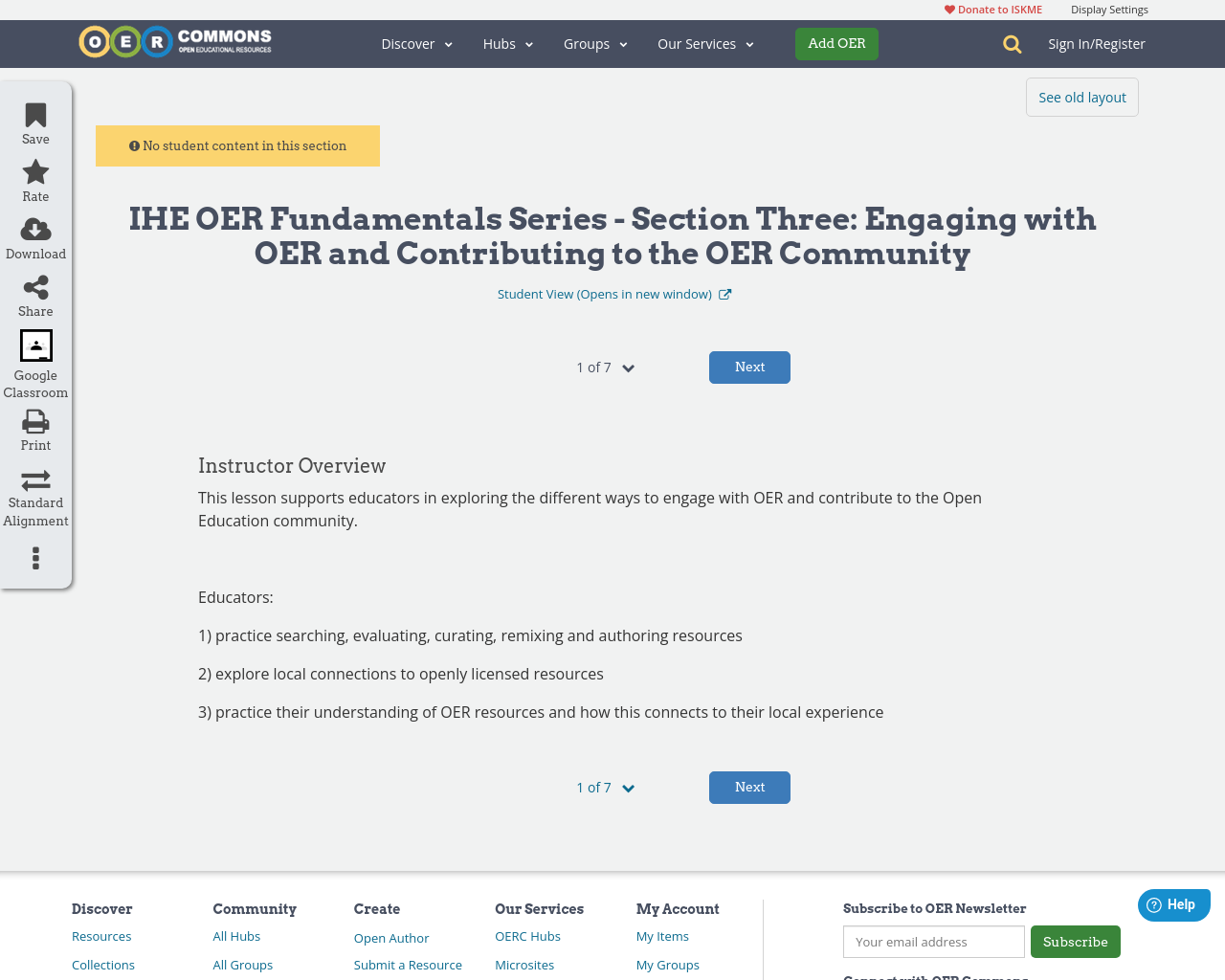 IHE OER Fundamentals Series - Section Three: Engaging with OER and ...