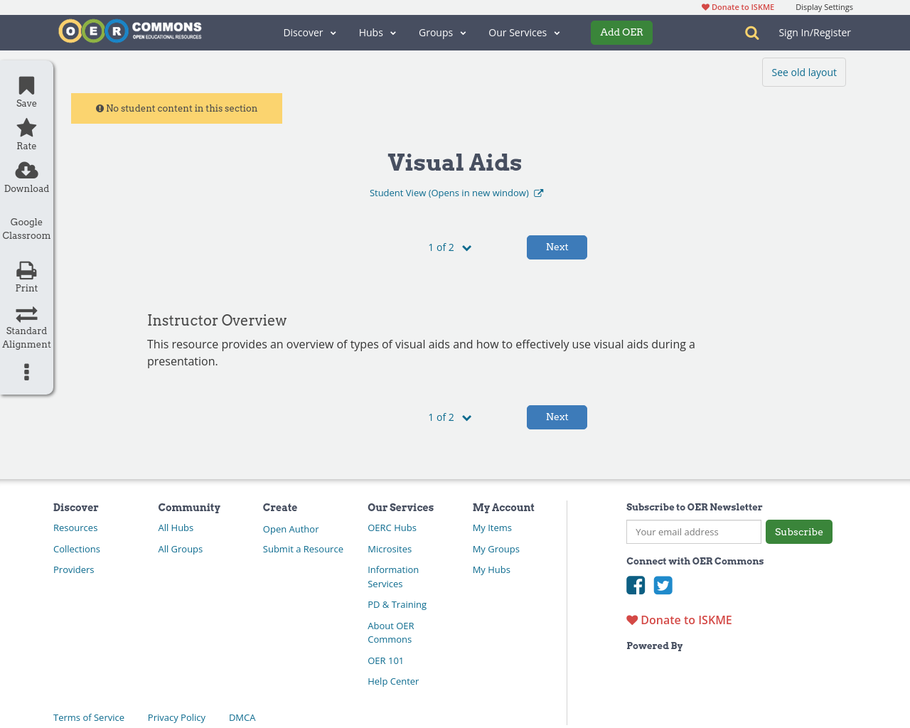 Visual Aids | OER Commons
