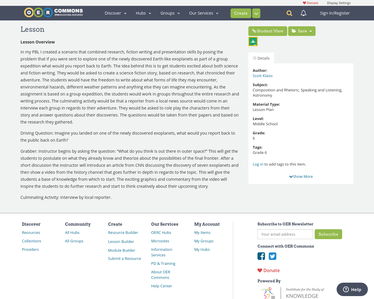 Lesson | OER Commons