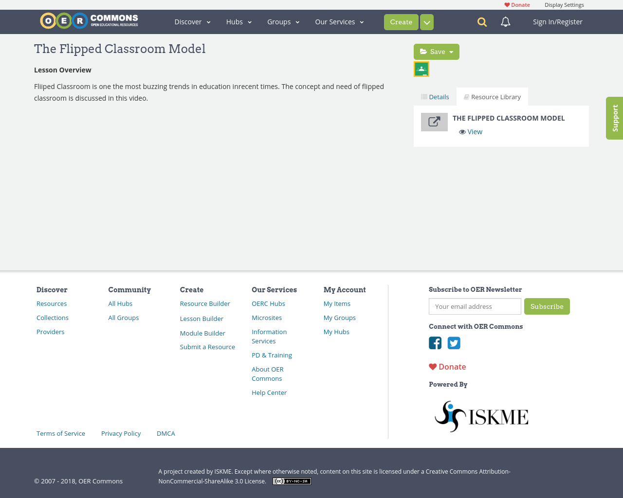 The Flipped Classroom Model | OER Commons