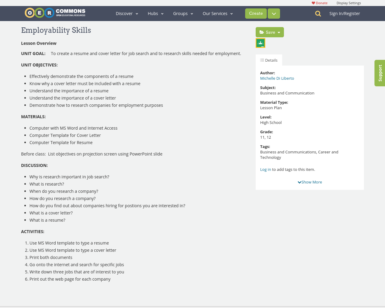 Employability Skills | OER Commons