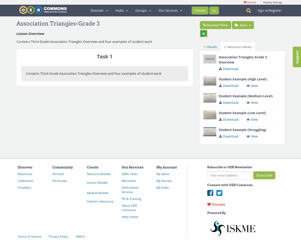 Association Triangles-Grade 3 | OER Commons