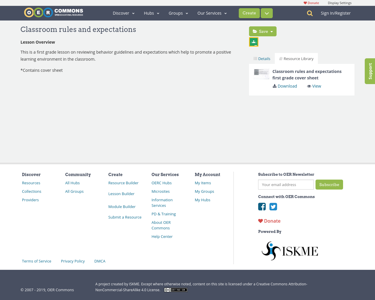 Classroom rules and expectations | OER Commons