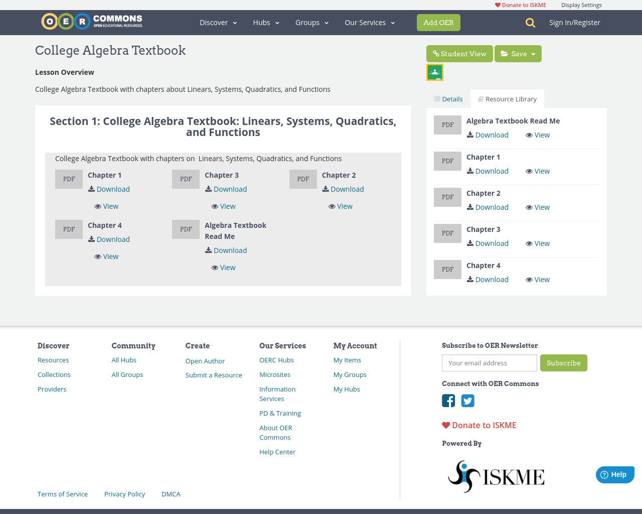 College Algebra Textbook | OER Commons