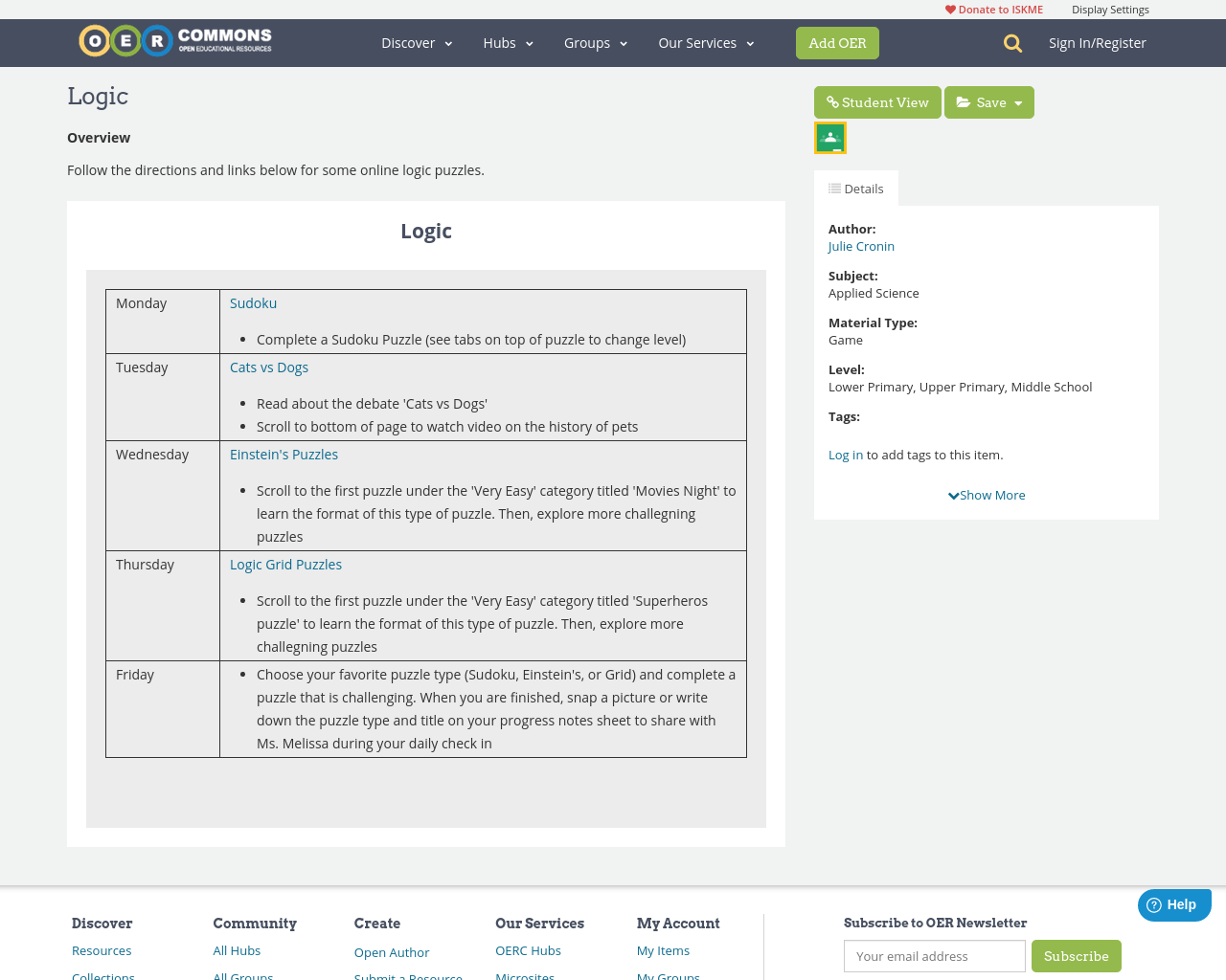 Logic Oer Commons