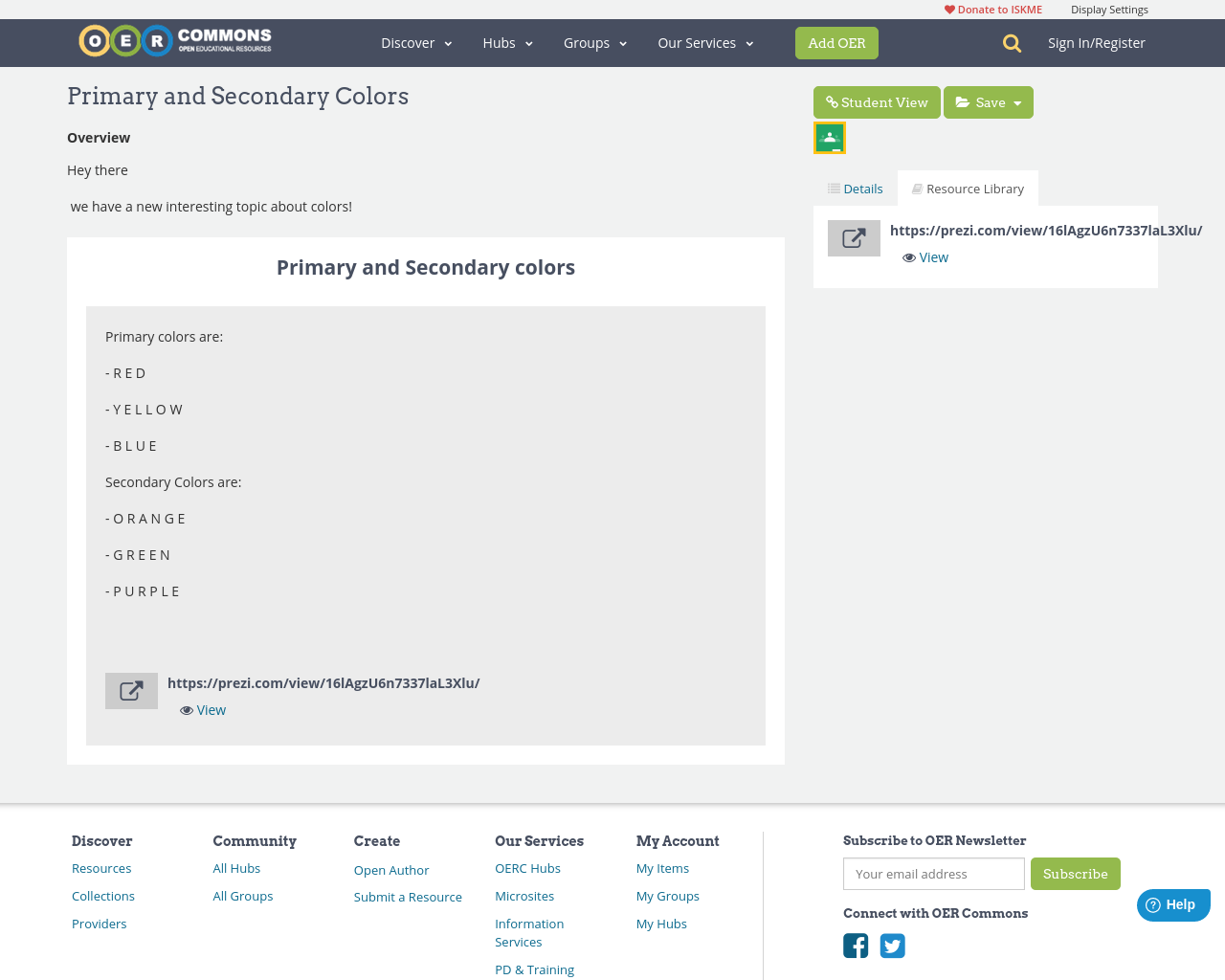 Primary and Secondary Colors | OER Commons