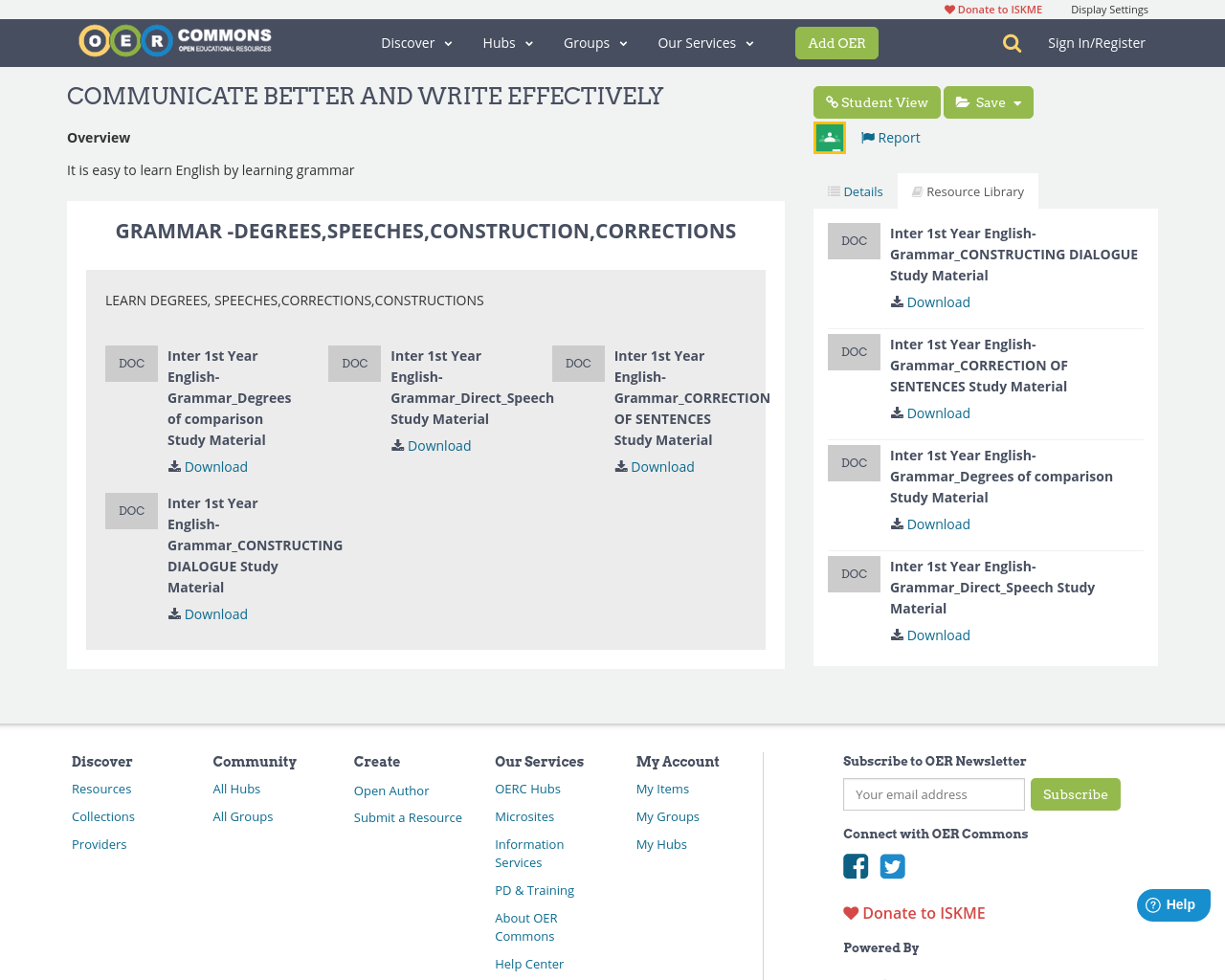 COMMUNICATE BETTER AND WRITE EFFECTIVELY | OER Commons
