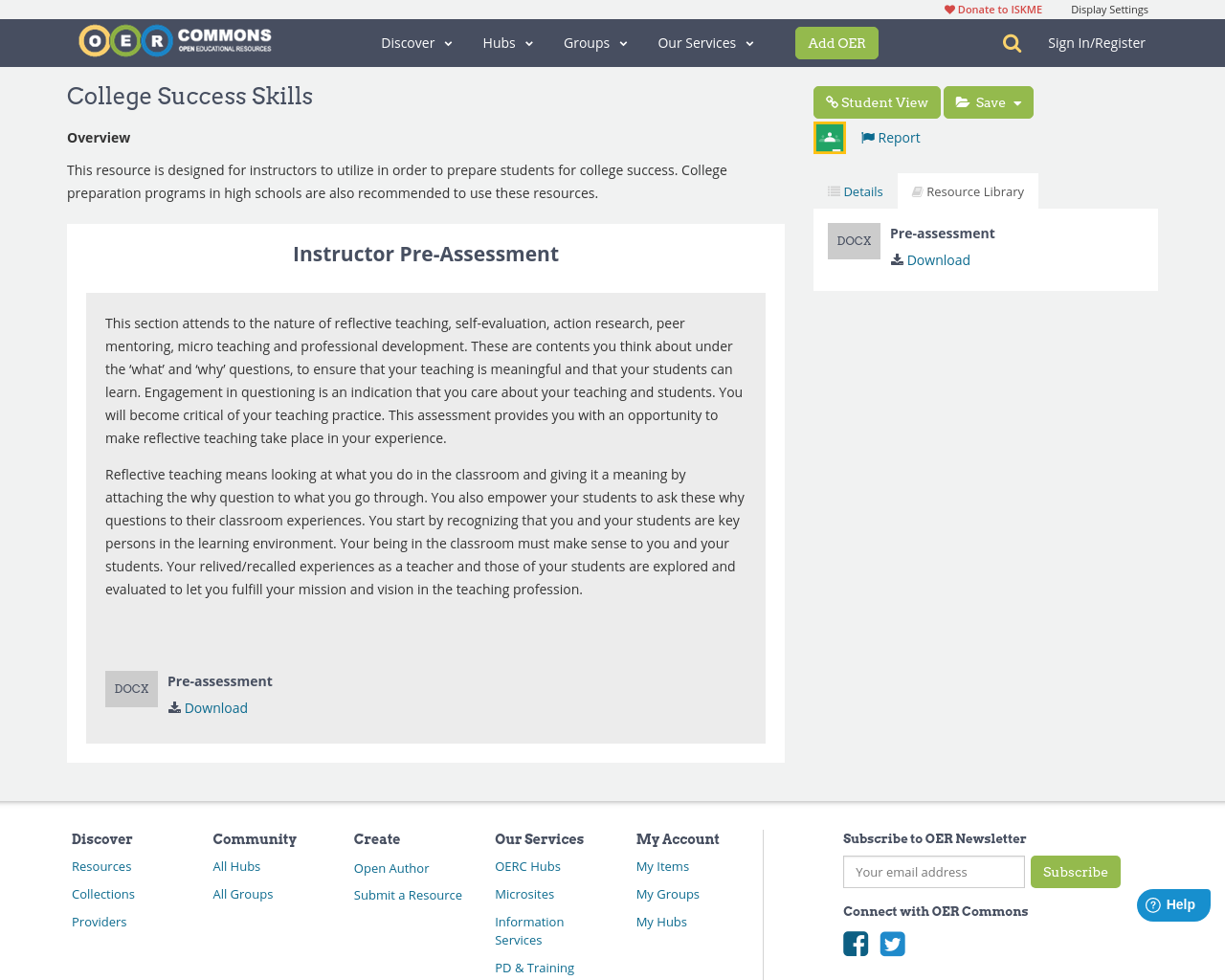 College Success Skills | OER Commons