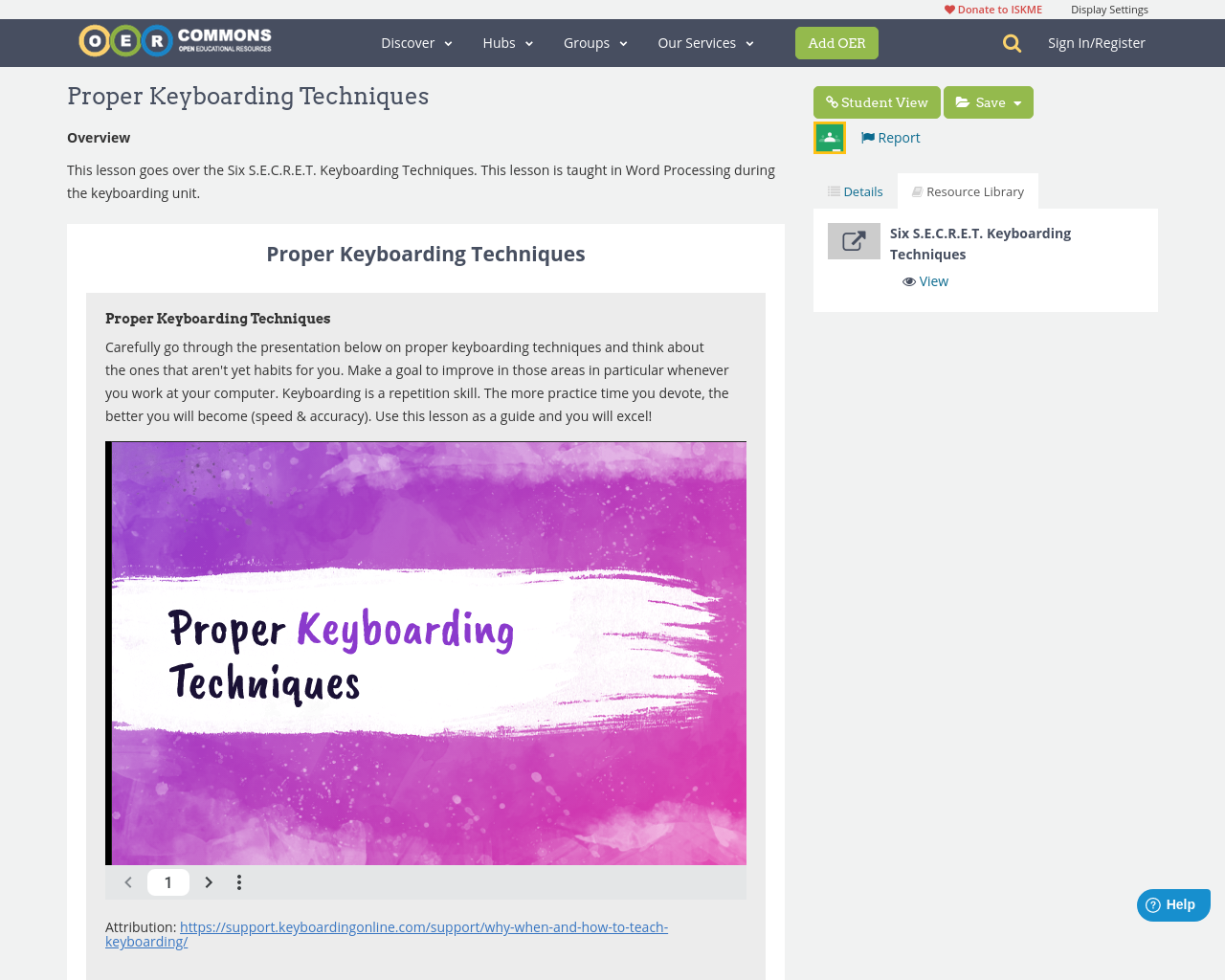 Proper Keyboarding Techniques | OER Commons