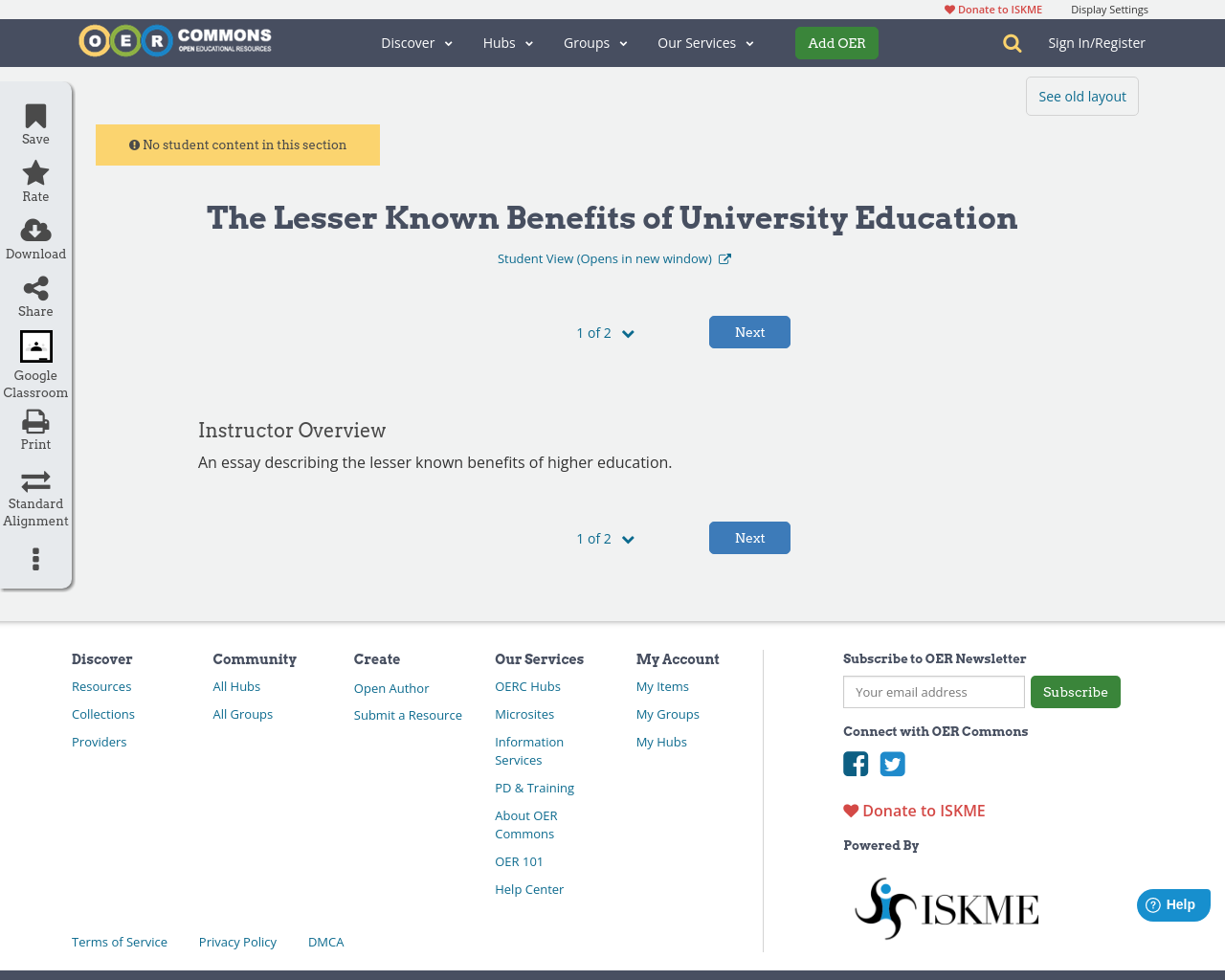 The Lesser Known Benefits of University Education | OER Commons