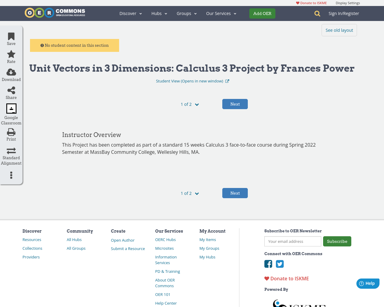 Unit Vectors in 3 Dimensions: Calculus 3 Project by Frances Power | OER ...