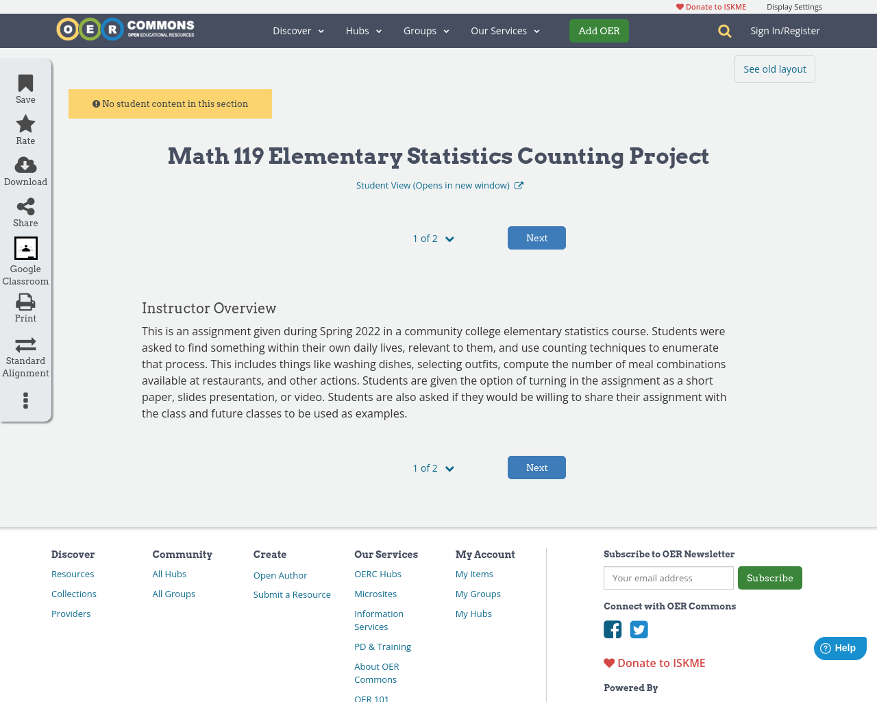 Math 119 Elementary Statistics Counting Project: Open for Antiracism ...