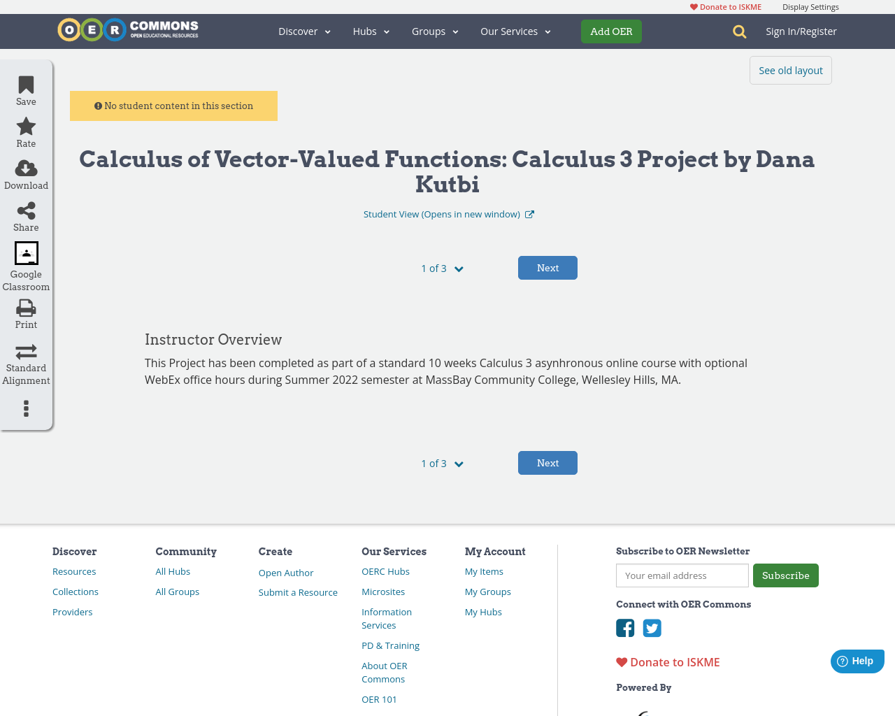 Calculus of Vector-Valued Functions: Calculus 3 Project by Dana Kutbi ...