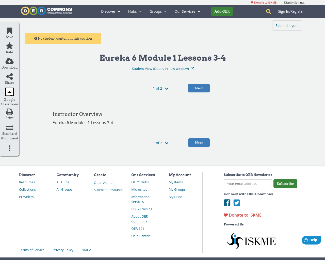 Eureka 6 Module 1 Lessons 3-4 | OER Commons