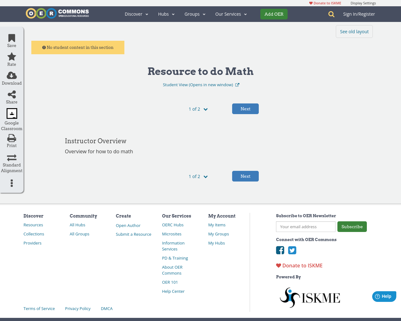 Resource to do Math | OER Commons