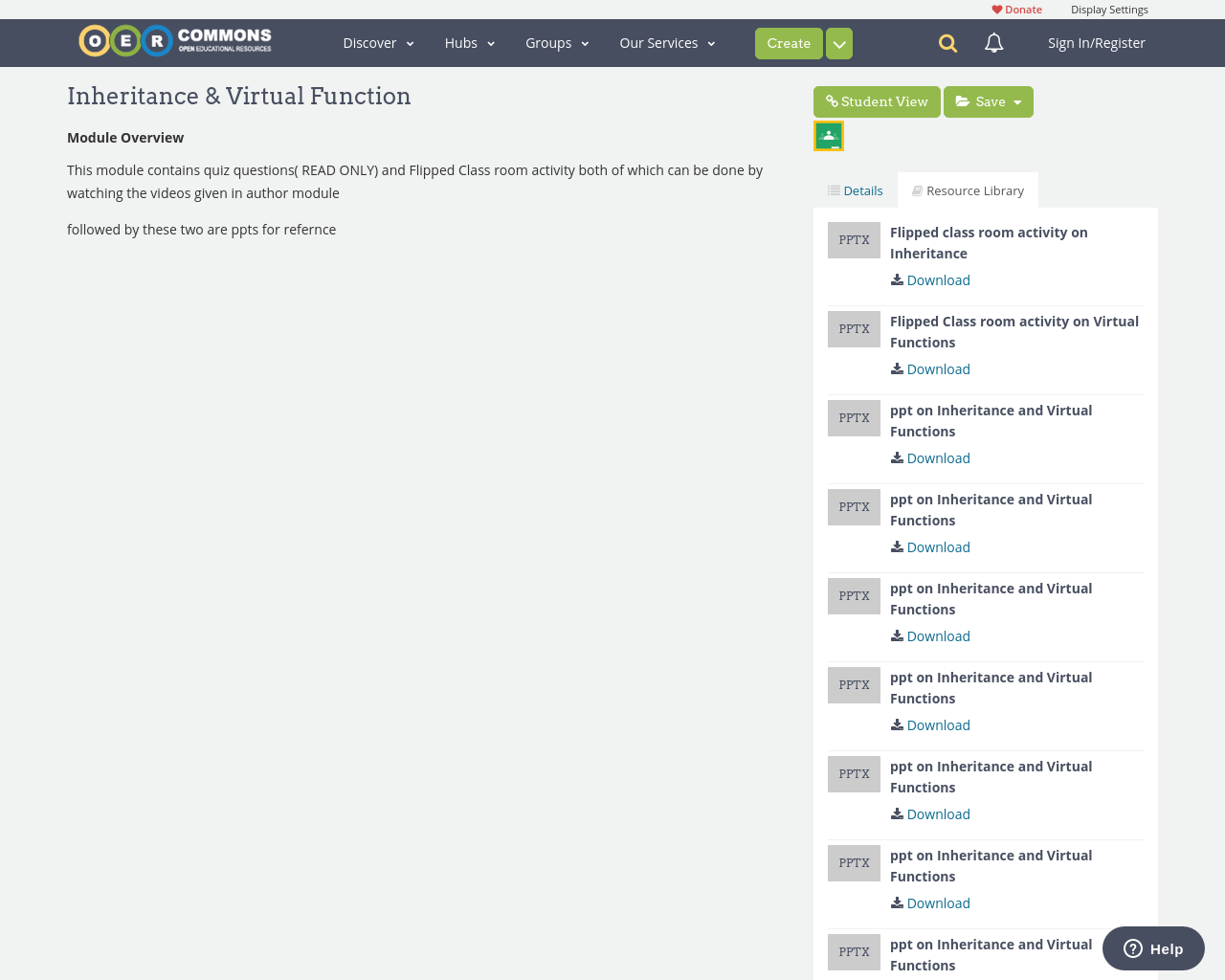Inheritance And Virtual Function Oer Commons 8083
