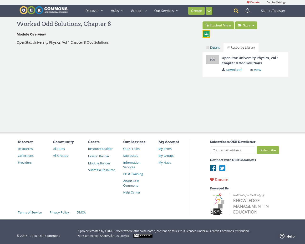 Worked Odd Solutions, Chapter 8 | OER Commons