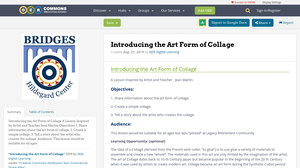 Introducing the Art Form of Collage | OER Commons