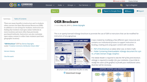 OER Brochure | OER Commons