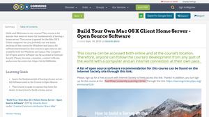 Build Your Own Mac OS X Client Home Server - Open Source Software | OER ...