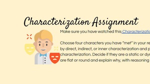 Characterization in Literature Lesson | OER Commons