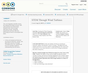 STEM Through Wind Turbines | OER Commons