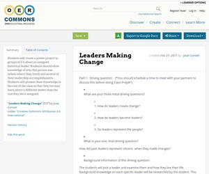 Leaders Making Change | OER Commons
