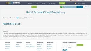 Rural School Cloud Project | OER Commons