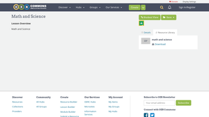 Math and Science | OER Commons