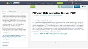 F8 Parent Child Interaction Therapy (PCIT) | OER Commons