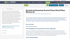 Fractals in Geometry: Fractal Cities, Now & Then (Version 2) | OER Commons