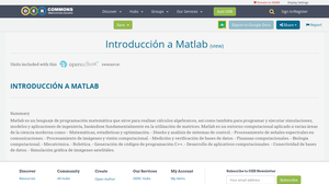 Introducción a Matlab | OER Commons